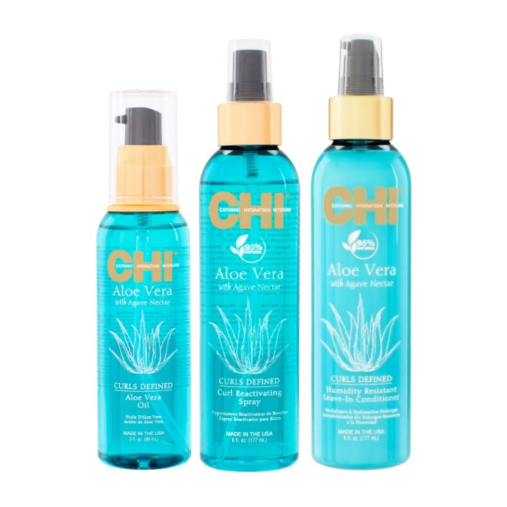 Set X3 Curls Aloe Vera Chi | Gloss Beauty Shop su tienda Online en Ecuador